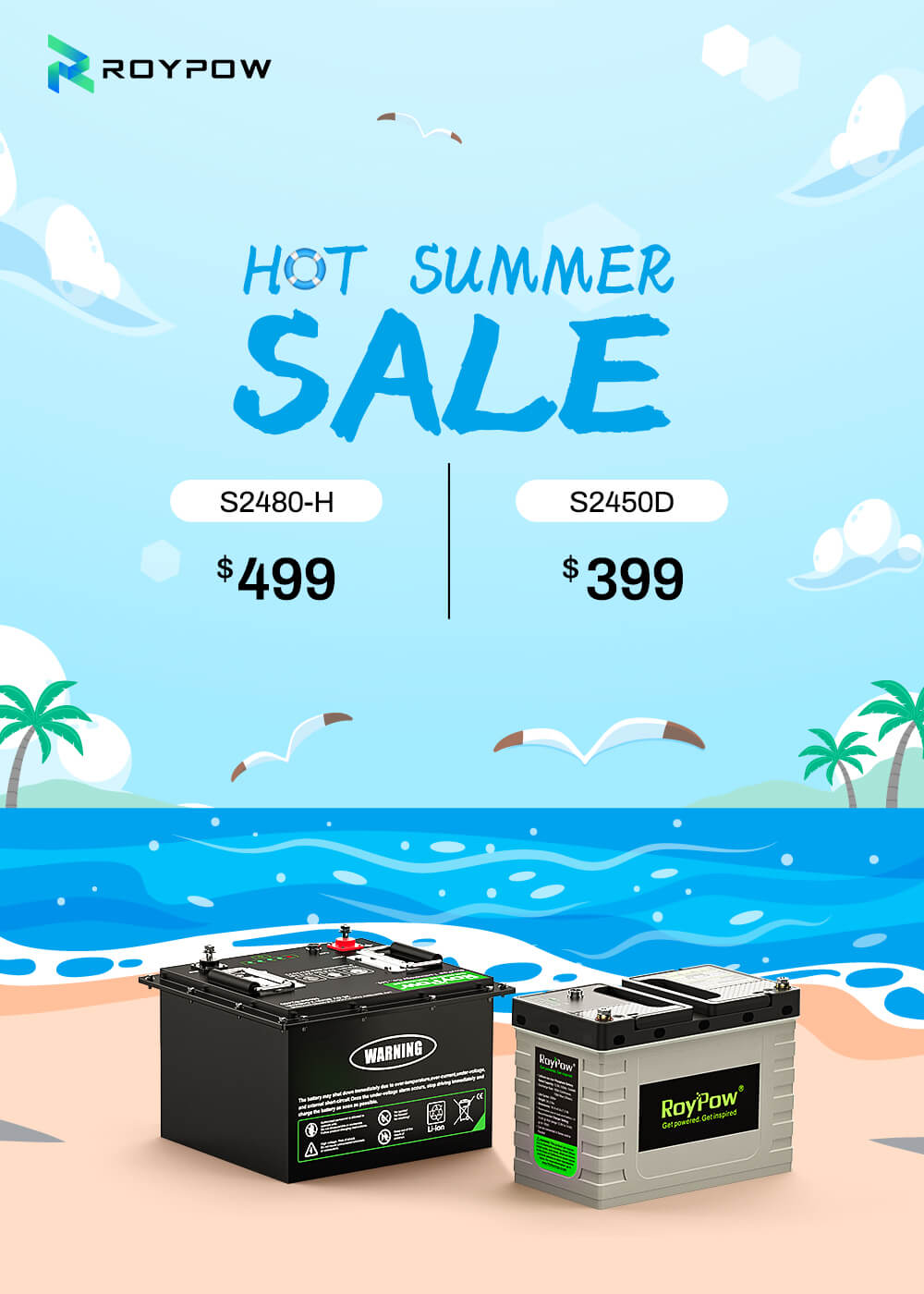 RoyPow is the leader in R&D and manufacturing of LiFePO4 batteries.